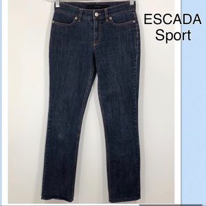 Escada | Jeans | Escada Sport Straight Leg Jeans Size 34 | Poshmark